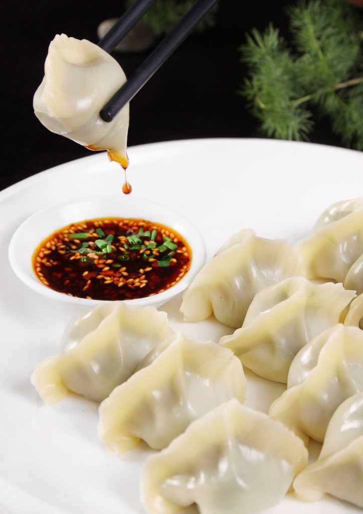 Steam pork and cabbage dumpling - M+M Tea
